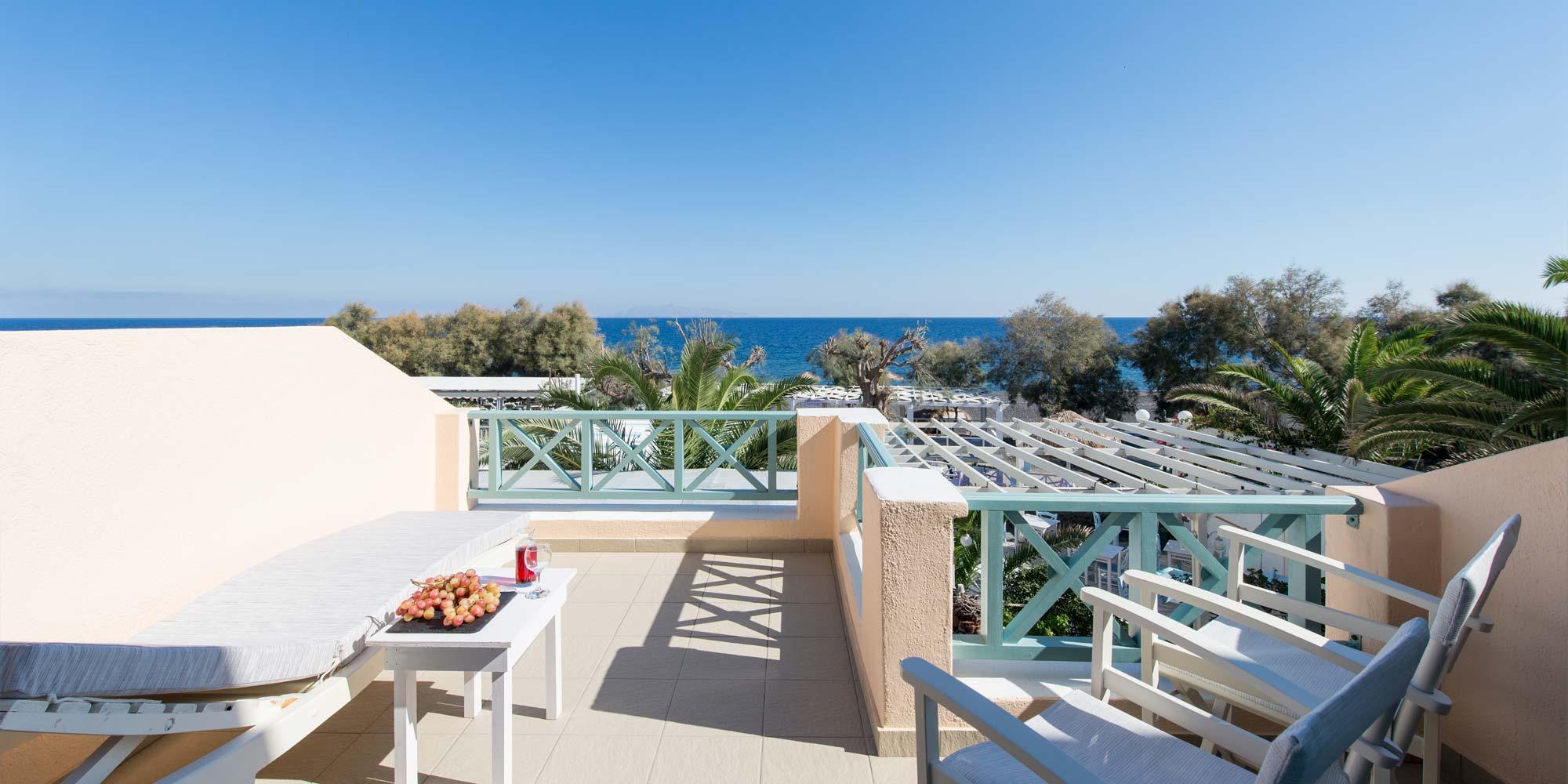 Seaside Beach Hotel - Santorini Kamari beach - Official Site